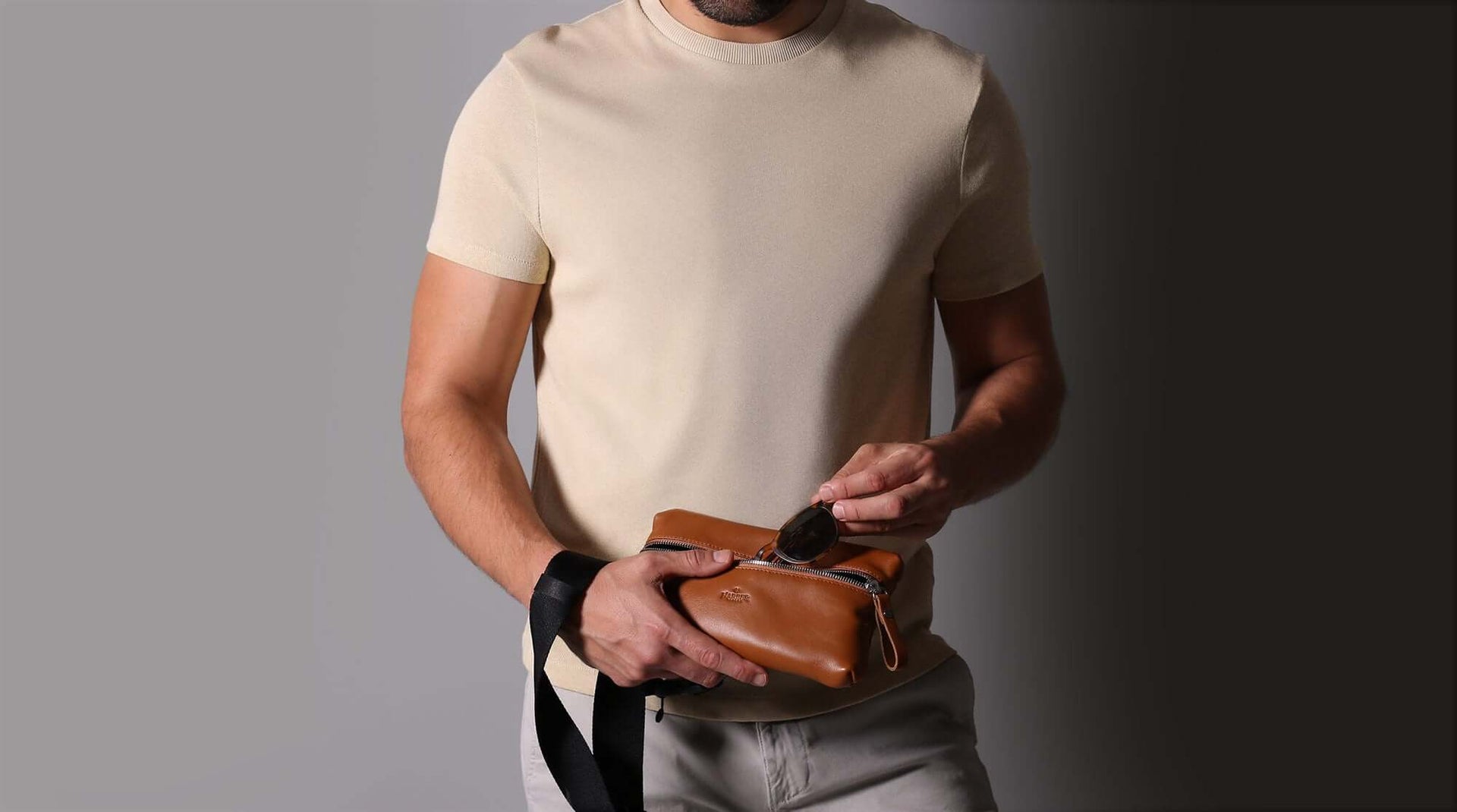Leather Bum Bag | Harber London
