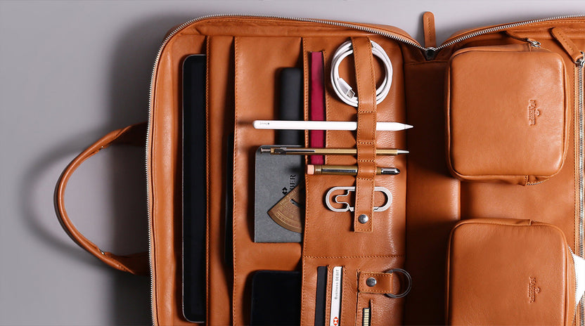 Leather Work Briefcase | Harber London