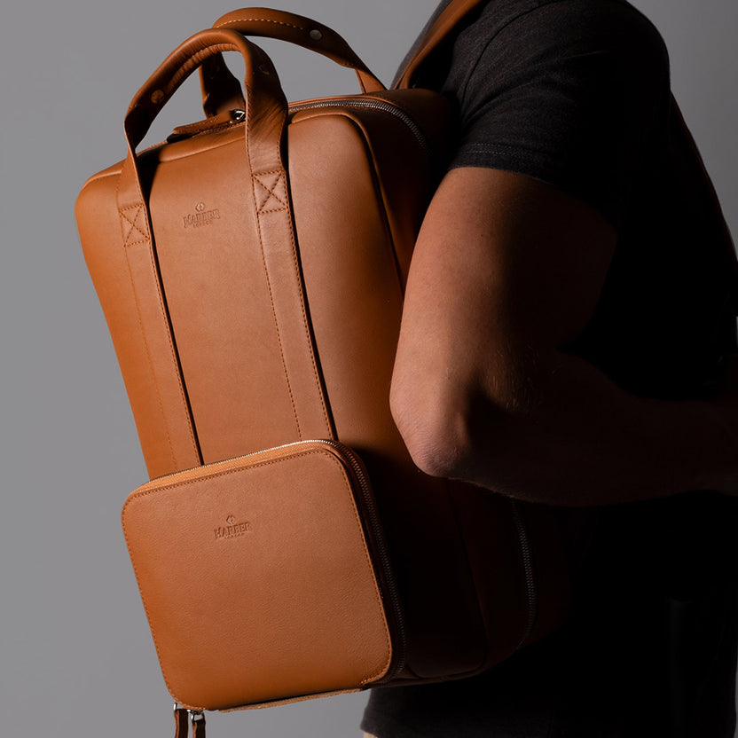 Leather Backpack for Laptop | Harber London