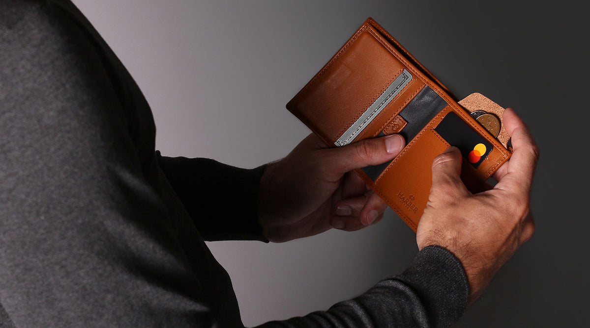 Leather Bifold Wallet with RFID Protection | Harber London