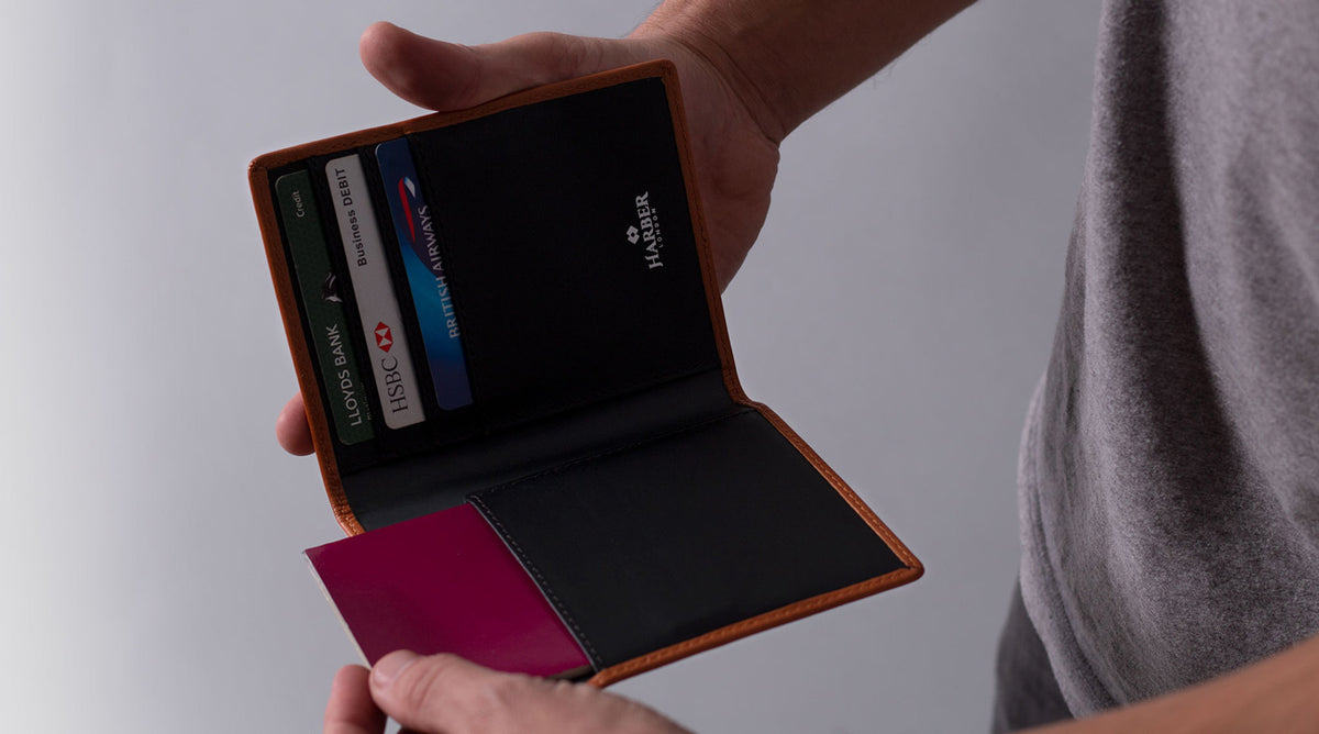 Passport Wallet RFID Protected | Harber London