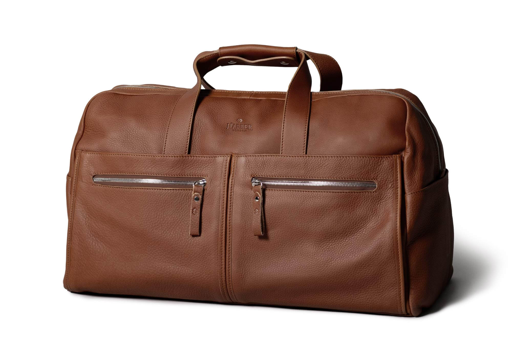 Men's Leather Weekender Bag | Harber London