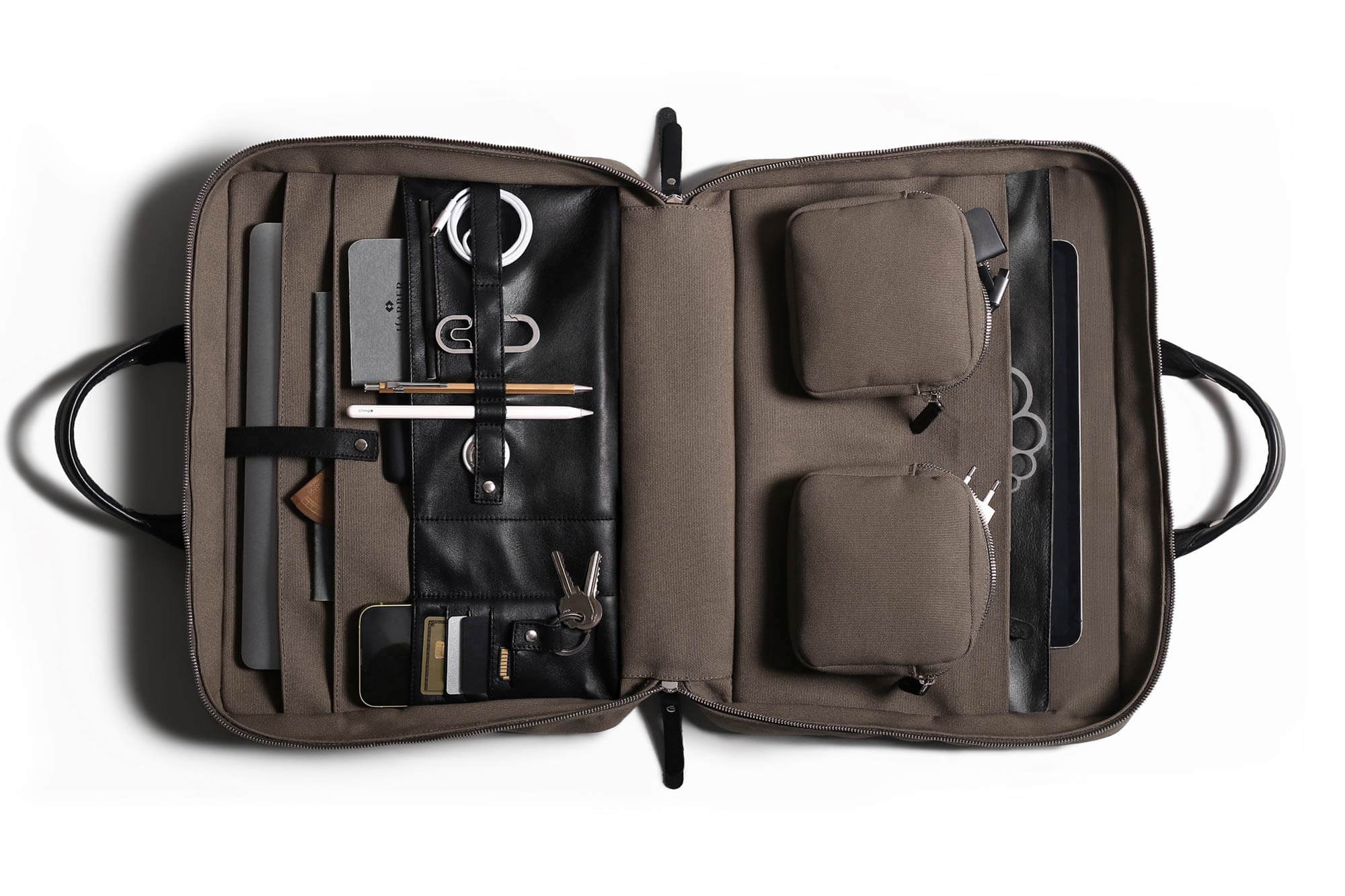 Rugged Water-Resistant Laptop Briefcase | Harber London