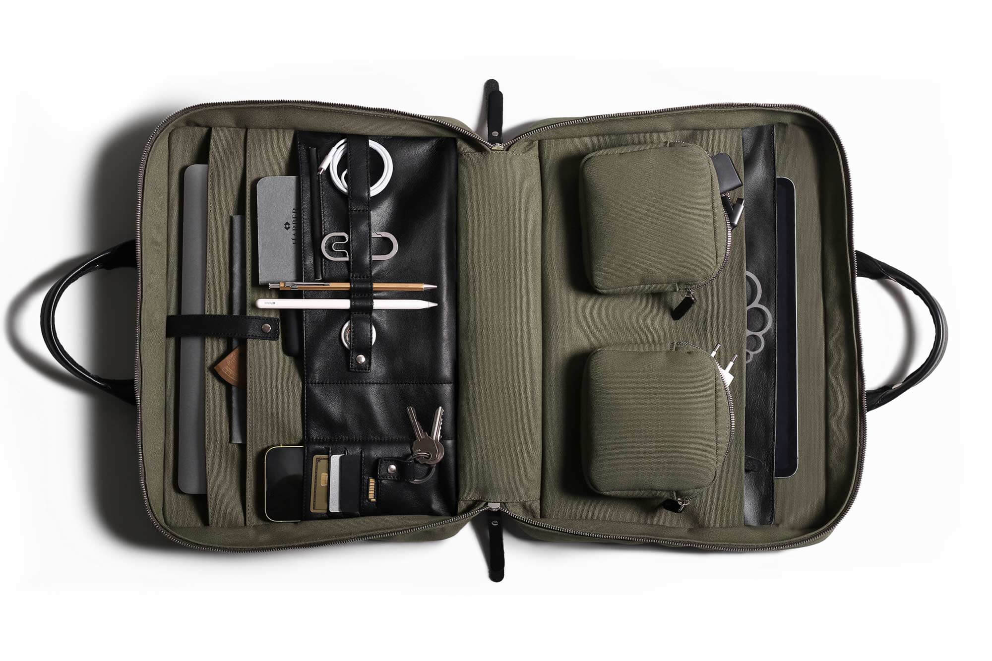 Rugged Water-Resistant Laptop Briefcase | Harber London