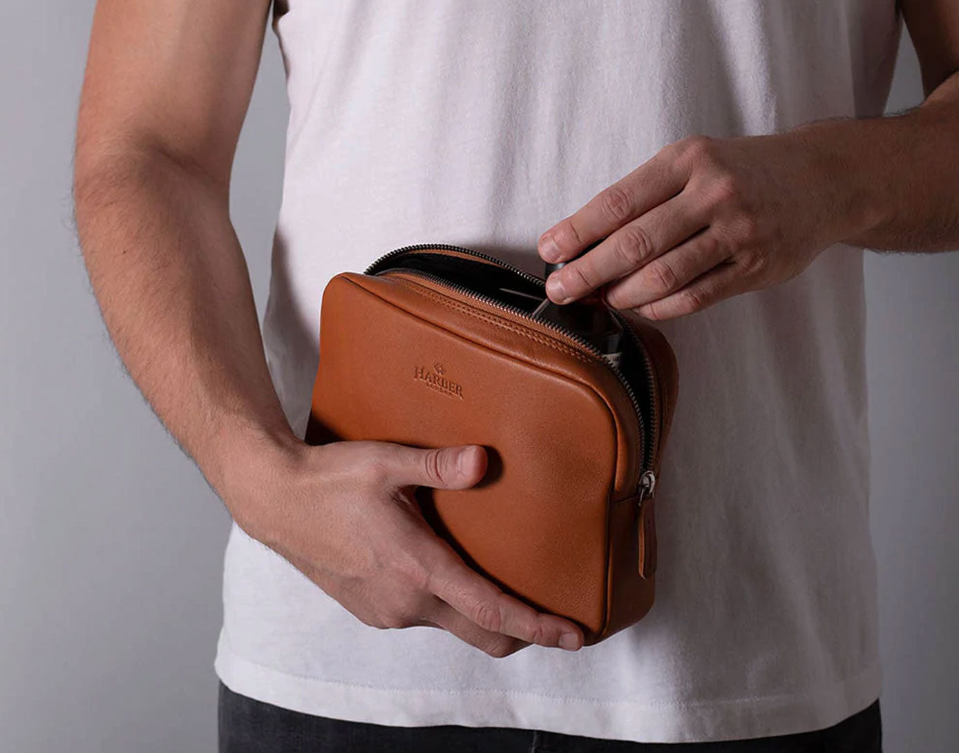 Leather Dopp Kits | Harber London