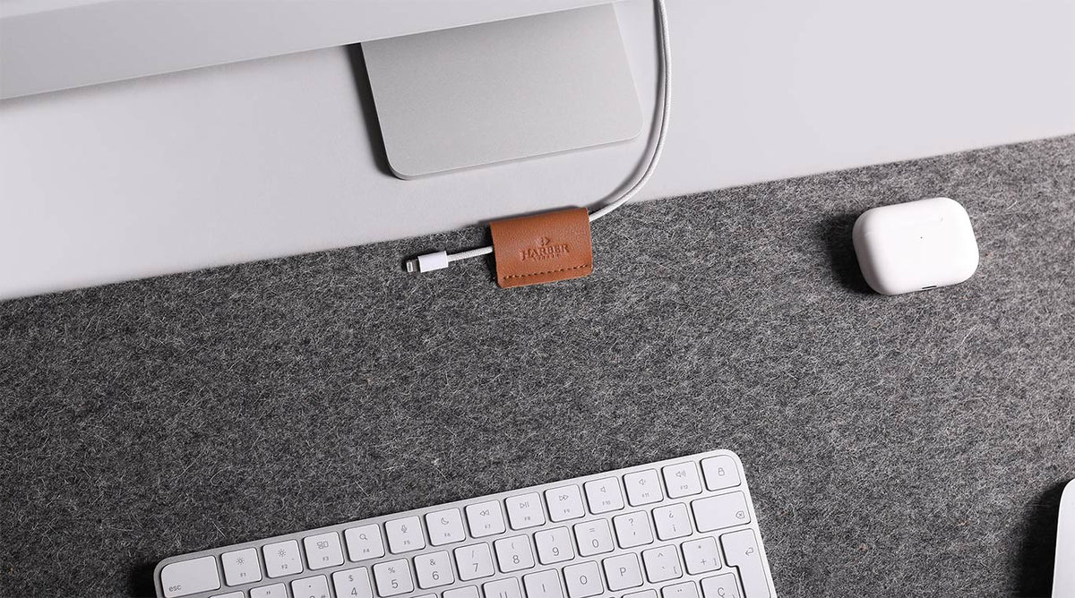 Soft Wool Felt Desk Mat | Harber London