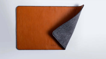 Leather & Felt Desk Mat | Harber London